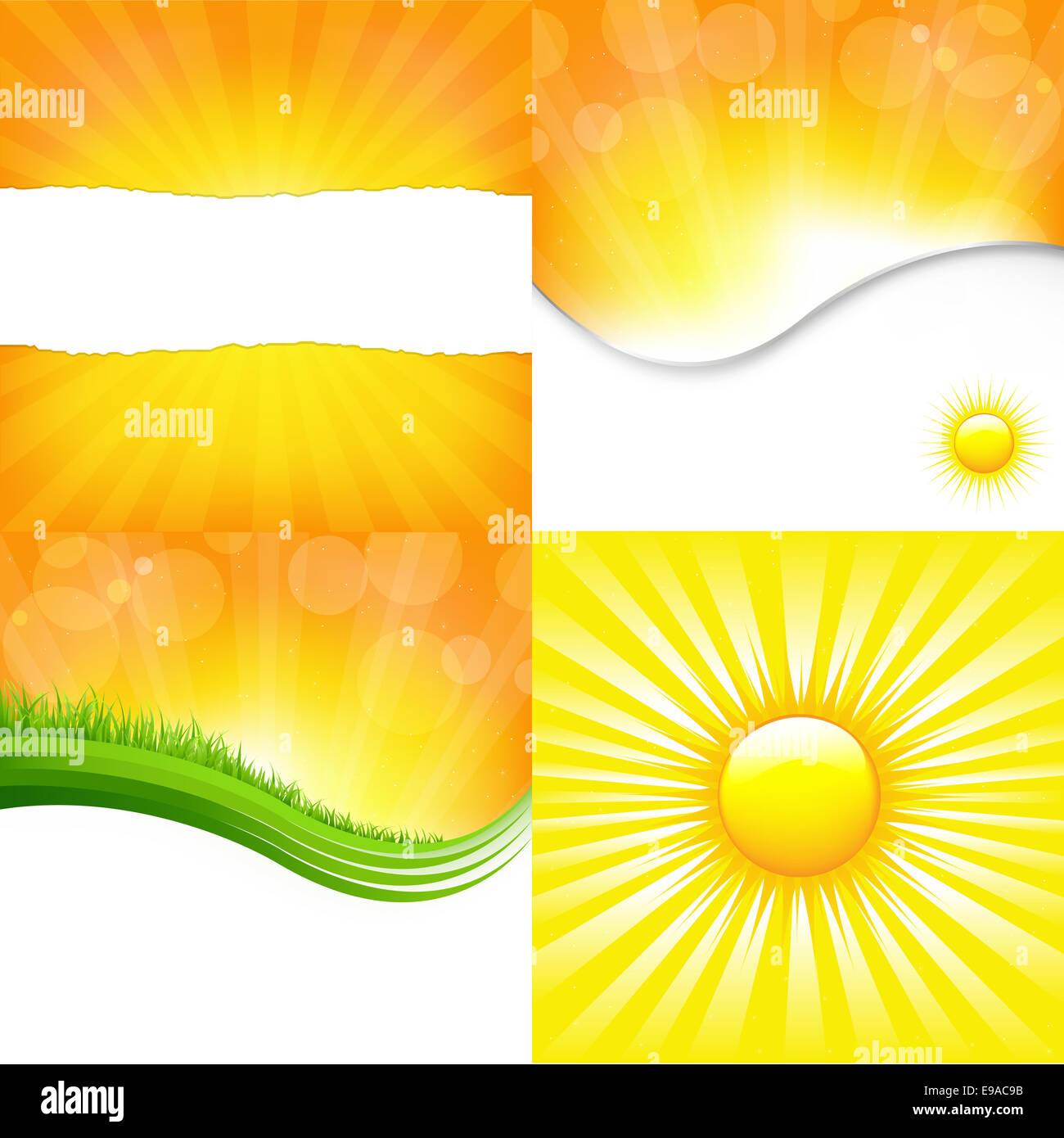 Shiny Backgrounds Set Stock Photo - Alamy