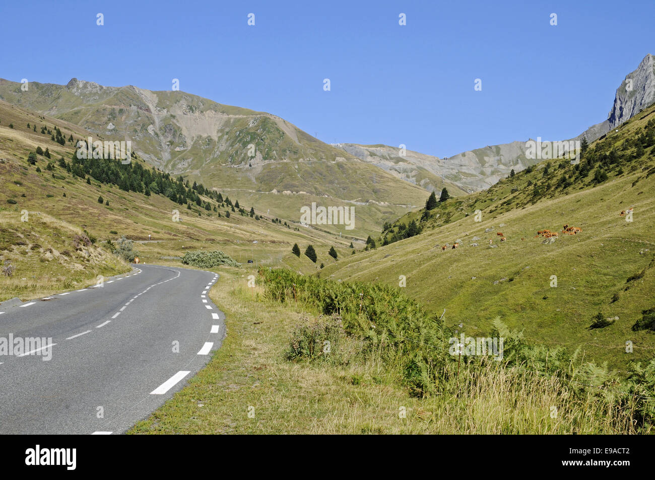 Col du Tourmalet, mountain, Bareges, France Stock Photo - Alamy
