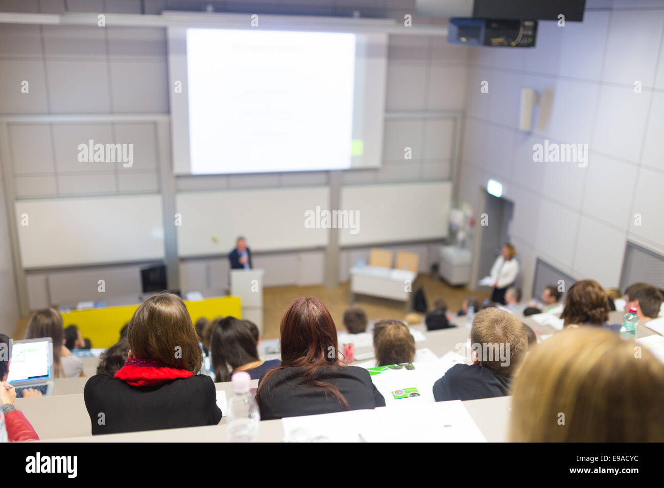 Lecture at university Stock Photo - Alamy