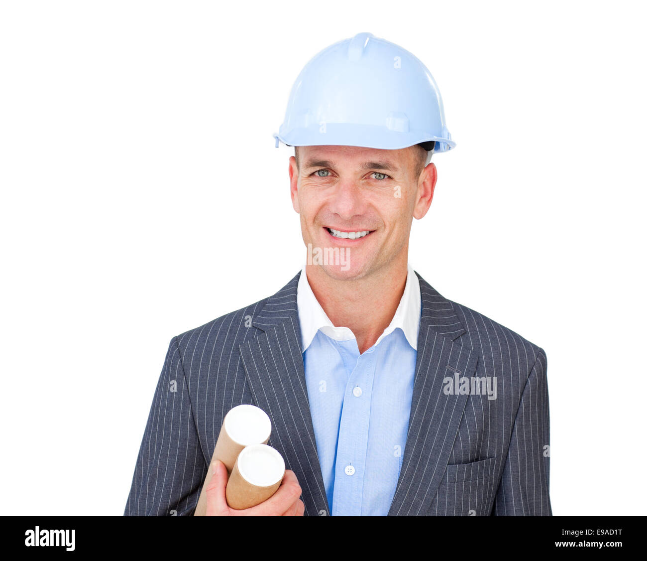 Portrait of a charismatic male engineer Stock Photo - Alamy