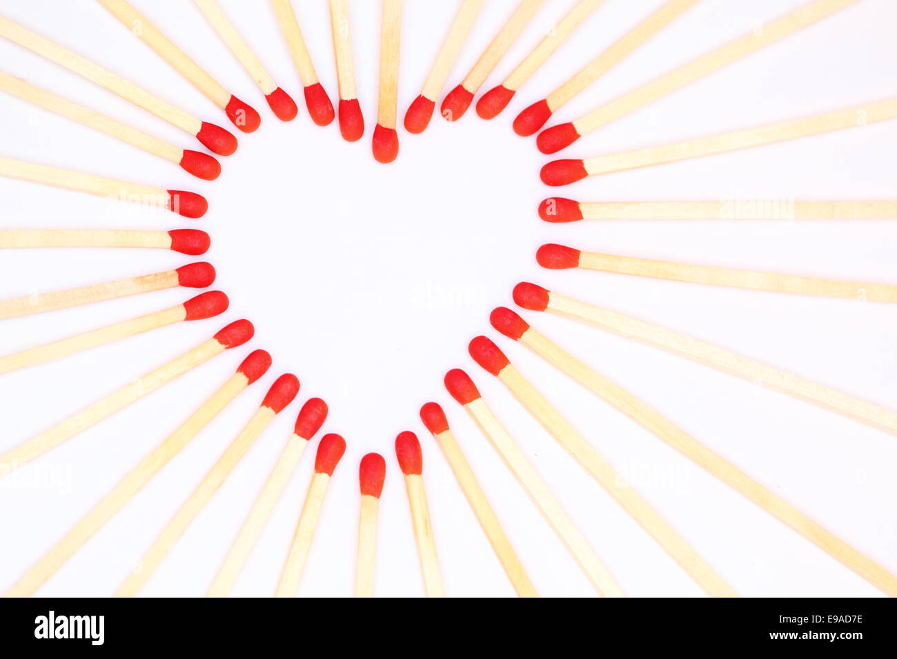 heart and matches Stock Photo - Alamy