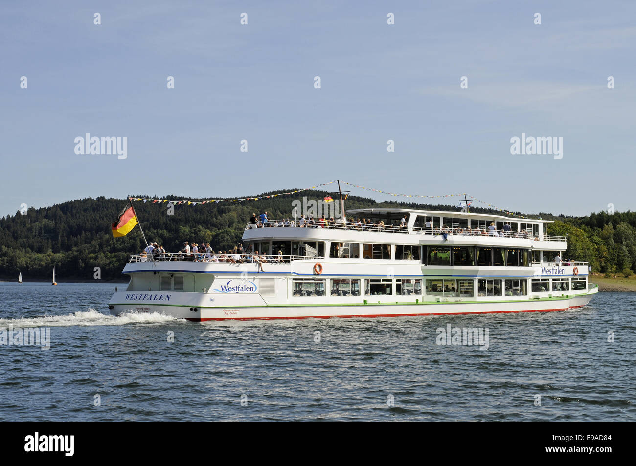 Biggetalsperre reservoir, Olpe, Germany Stock Photo - Alamy