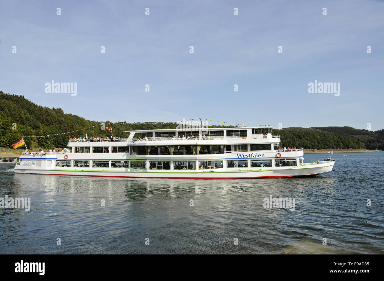 Biggetalsperre reservoir, Olpe, Germany Stock Photo - Alamy