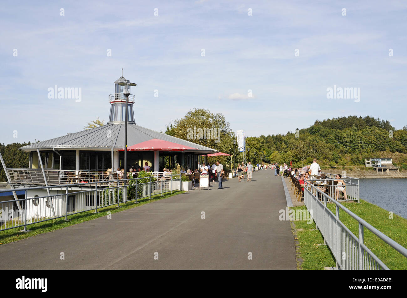Biggetalsperre reservoir, Olpe, Germany Stock Photo - Alamy