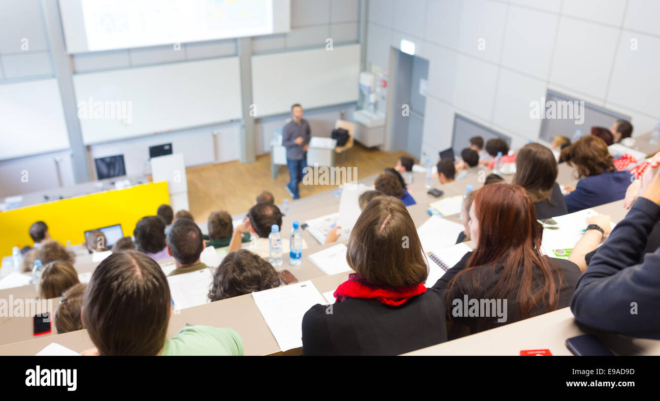 Lecture at university Stock Photo - Alamy
