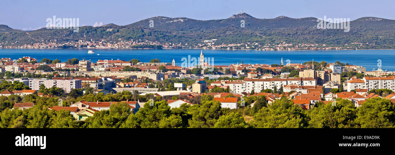 Dalmatian city of Zadar panoramic view Stock Photo - Alamy