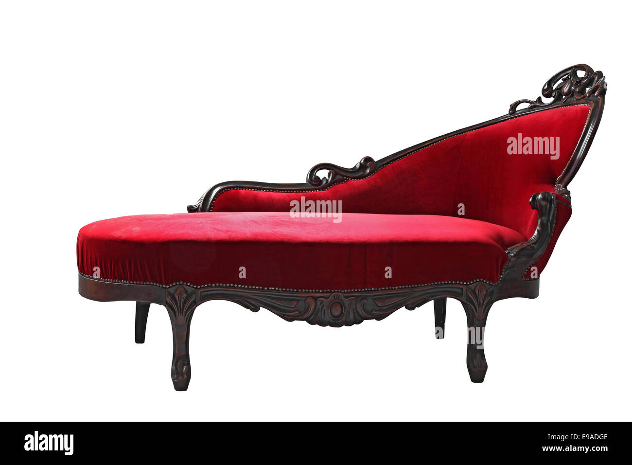 luxury red sofa Stock Photo - Alamy