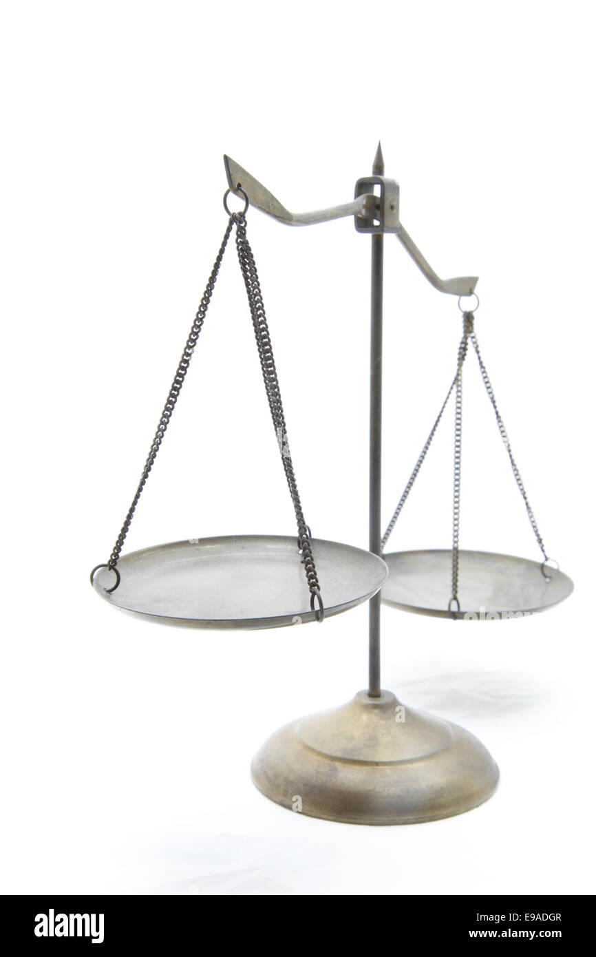 Balance scale law color hi-res stock photography and images - Alamy