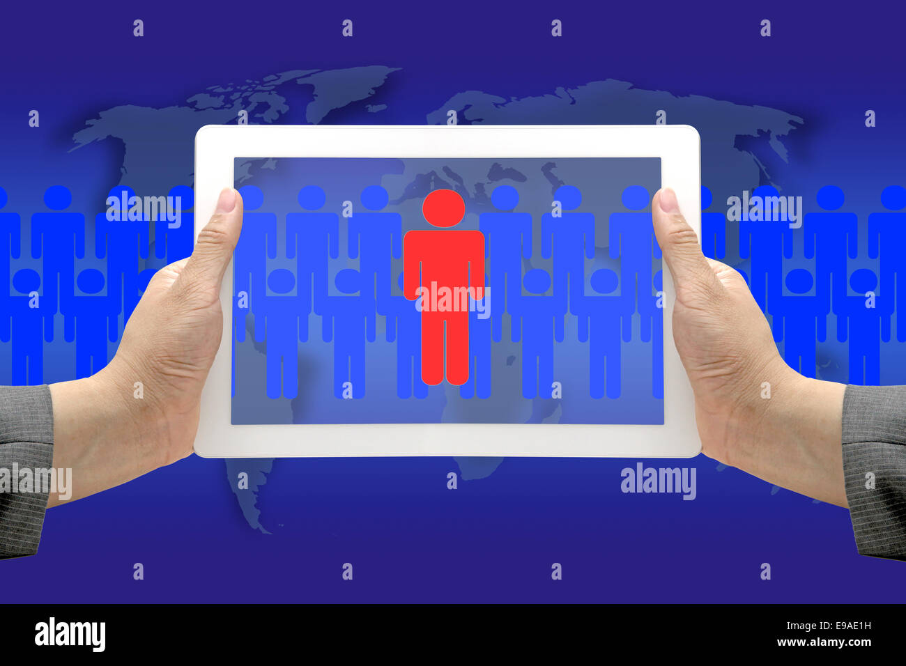 Electronic Recruitment Process Stock Photo - Alamy