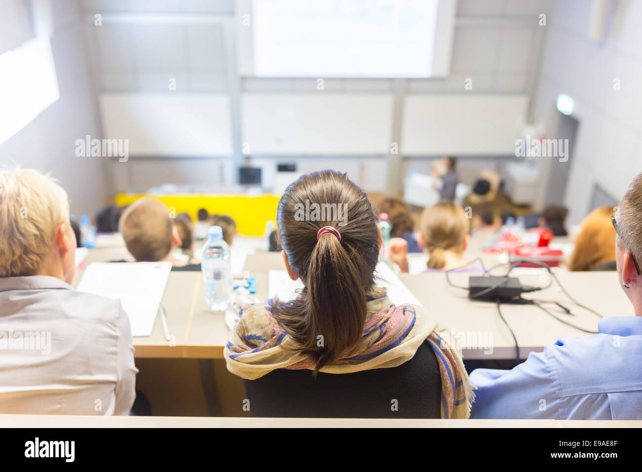 Lecture at university Stock Photo - Alamy