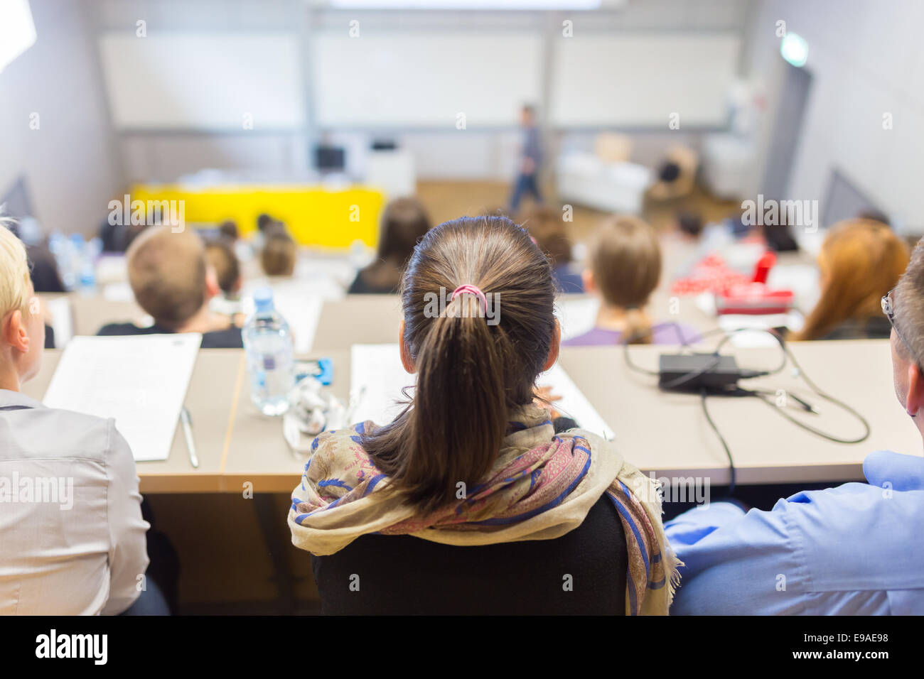 Lecture at university Stock Photo - Alamy