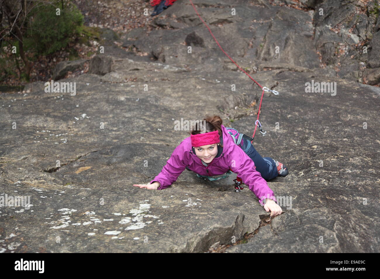 climber in nature Stock Photo - Alamy