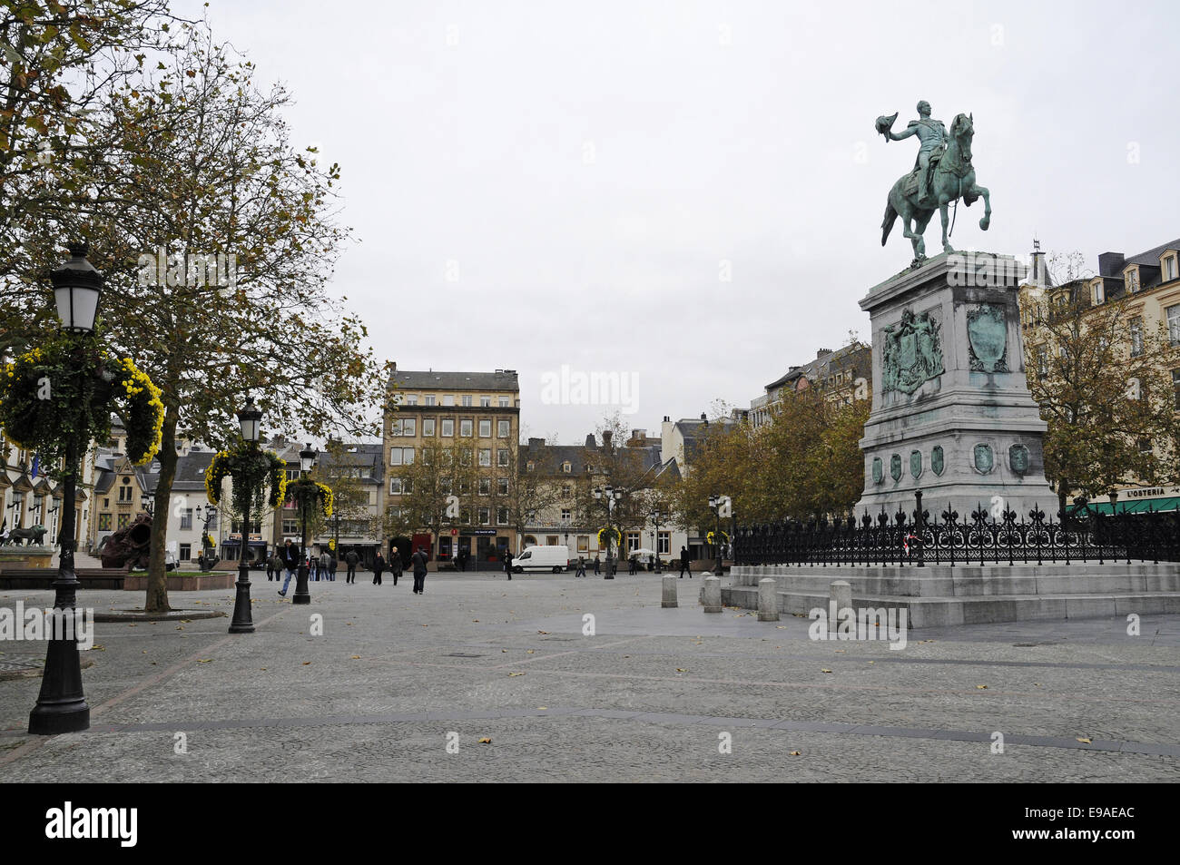 Place Guillaume II square, Luxembourg Stock Photo - Alamy