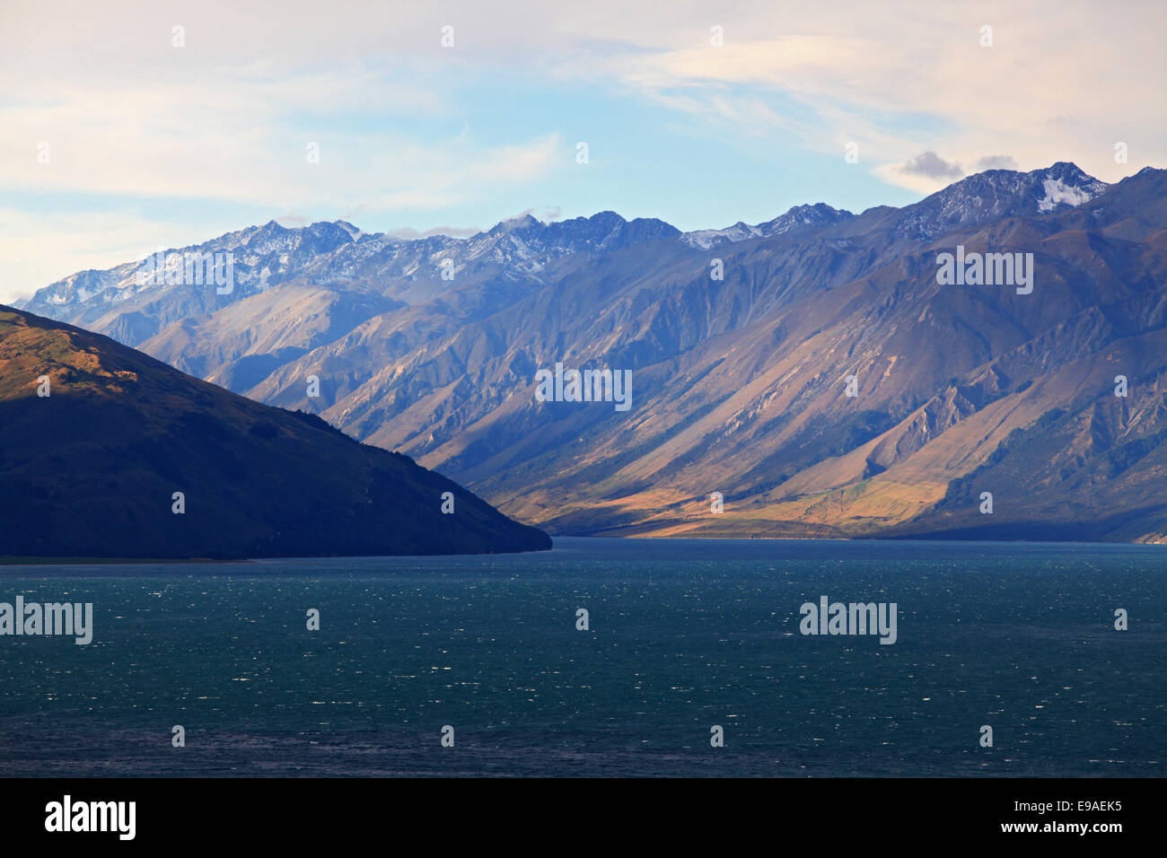 Lake Hawea New Zealand Stock Photo - Alamy