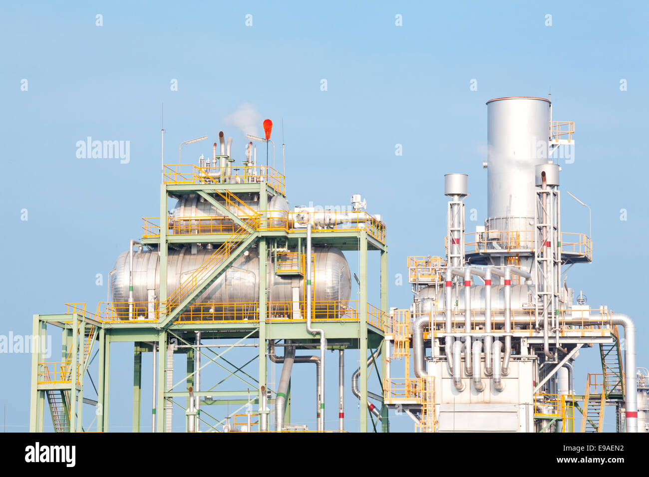 Steam boiler tower factory hi-res stock photography and images - Alamy