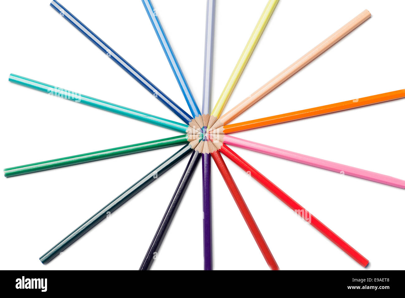 Colour pencil star hi-res stock photography and images - Alamy