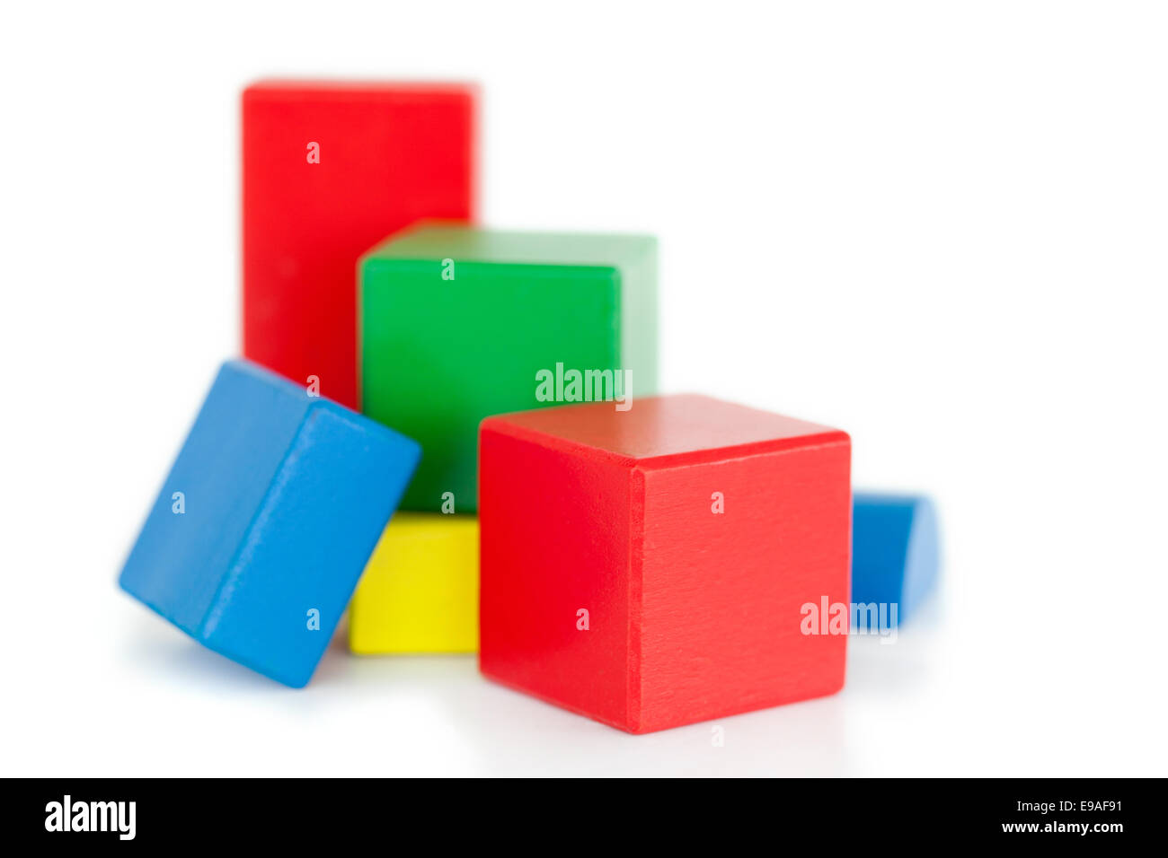 Children's wooden blocks Stock Photo - Alamy