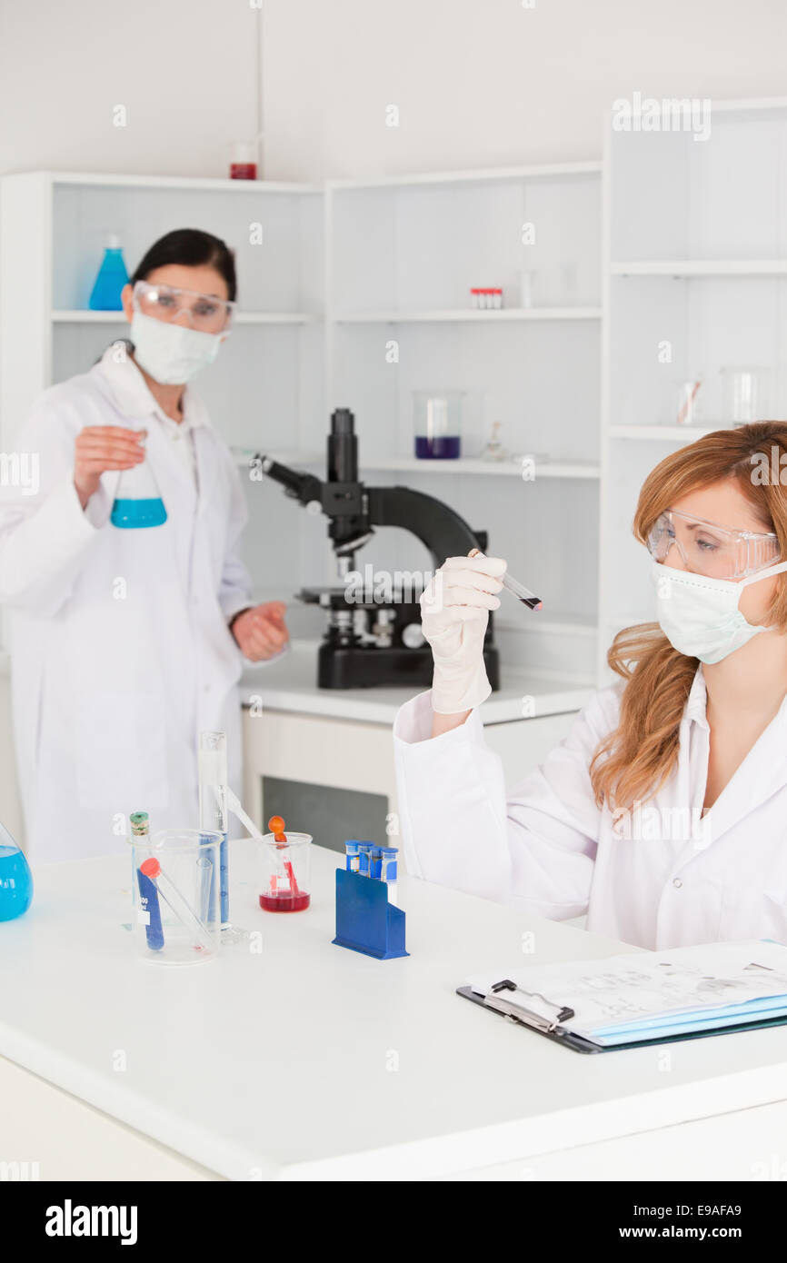 Scientist doctor glasses wearing lab coat hi-res stock photography and ...