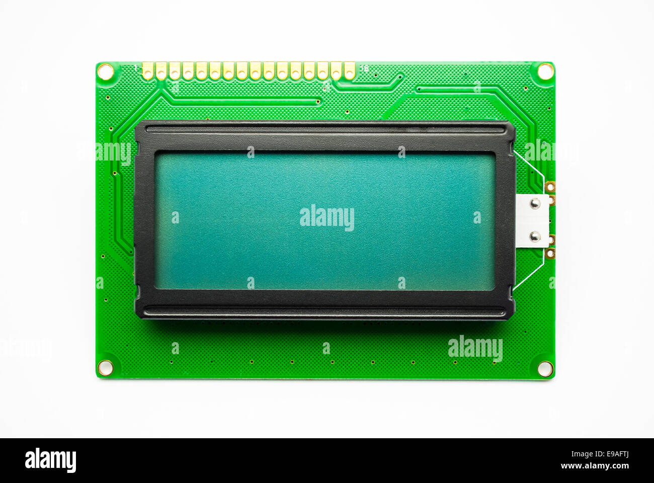 Green LED Character Display Stock Photo - Alamy