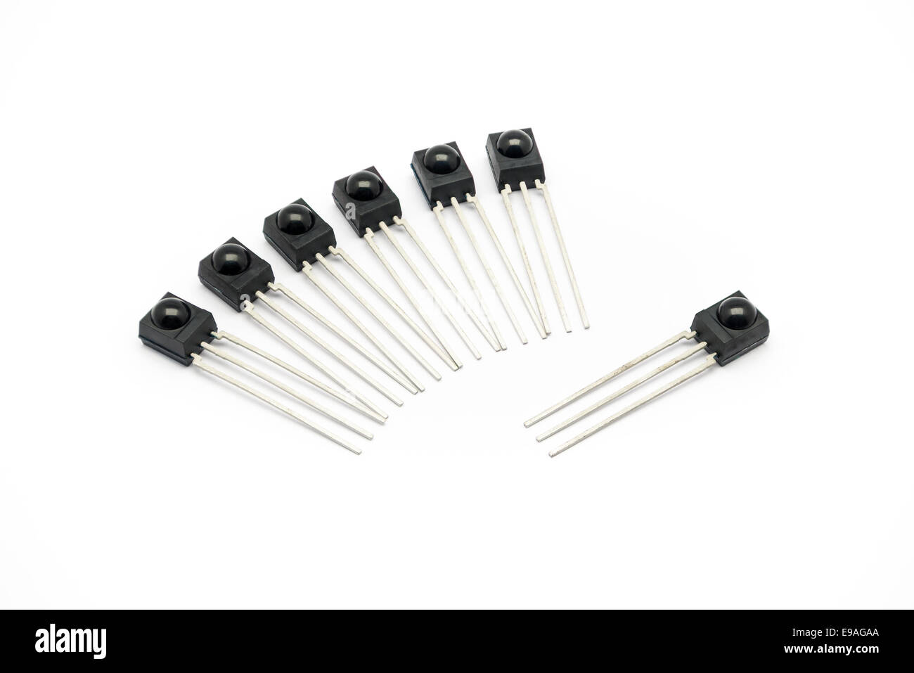 Pile of Infrared Remote Receiver Sensors Stock Photo - Alamy