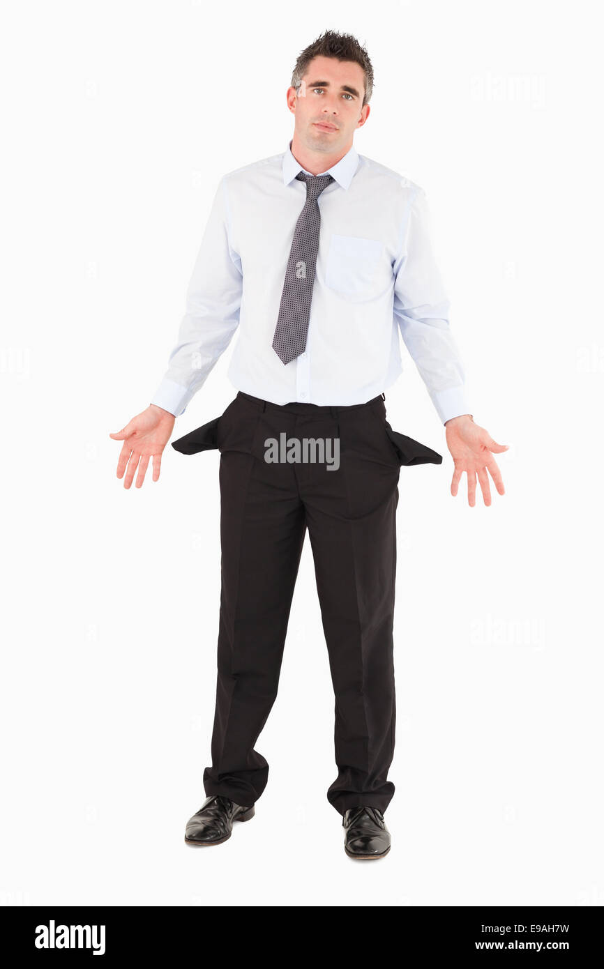 Portrait of a broken businessman Stock Photo - Alamy