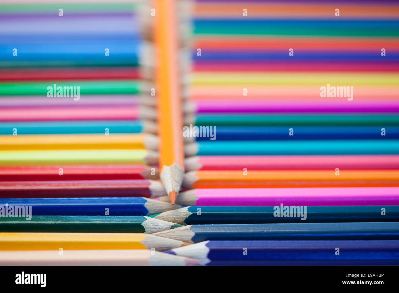 Color pencils lines Stock Photo - Alamy