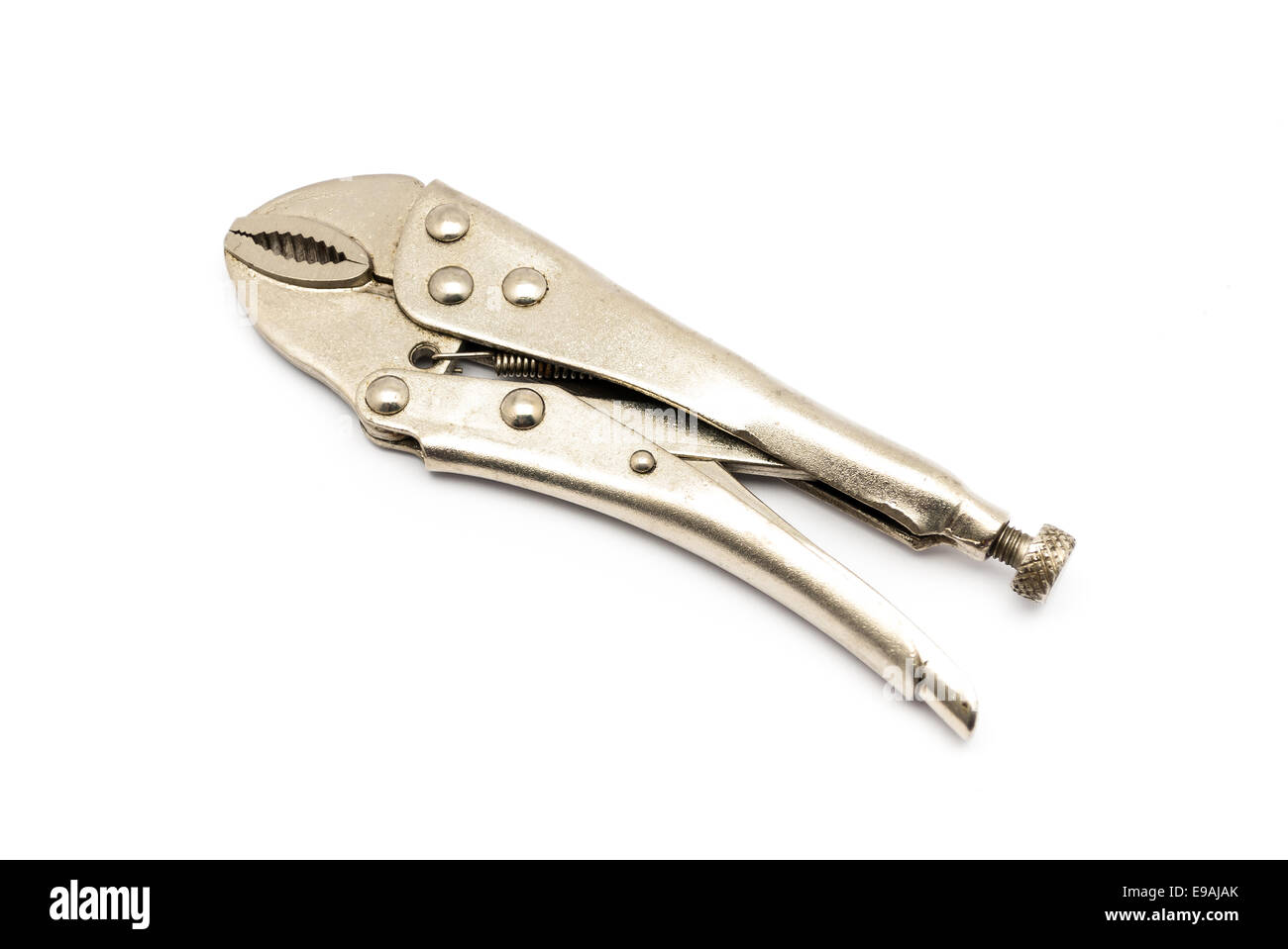 Small Stainless Steel Locking Pliers for Hobby Stock Photo - Alamy