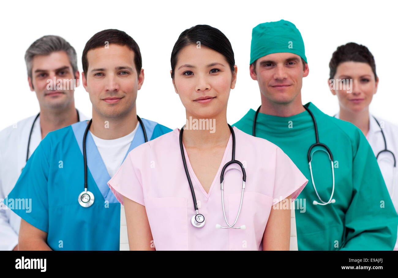 Portrait assertive male doctor hi-res stock photography and images - Alamy