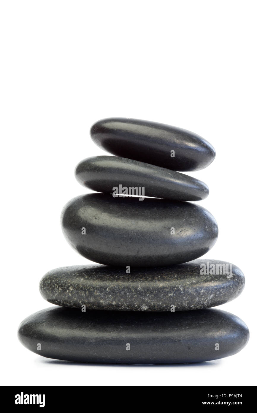 Growing piled up pebbles Stock Photo - Alamy
