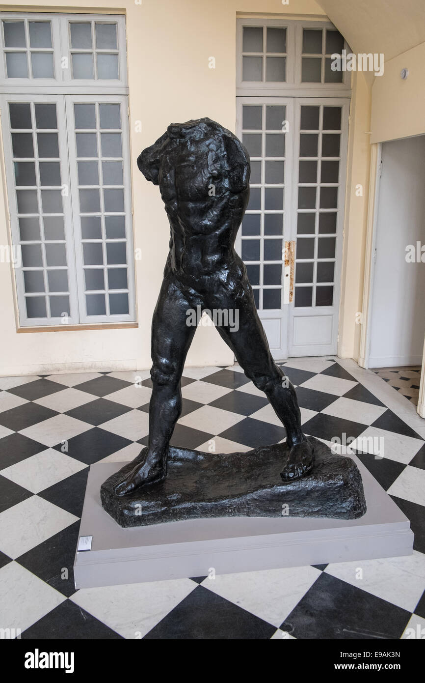 Sculptures on display at Rodin Museum, Paris,France. Housing art work ...