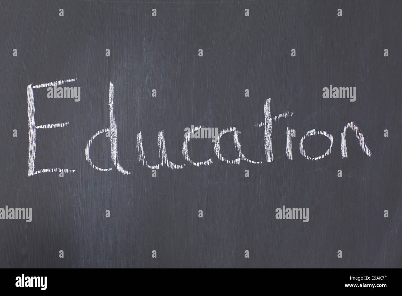 Blackboard with education written on it Stock Photo - Alamy
