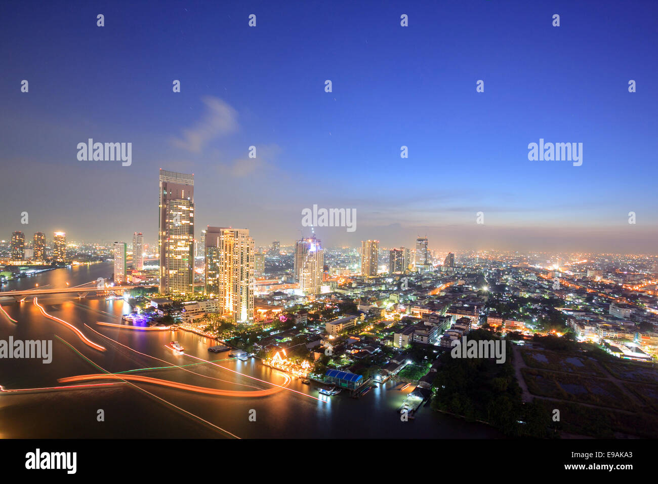 Bangkok skyline aerial hi-res stock photography and images - Alamy