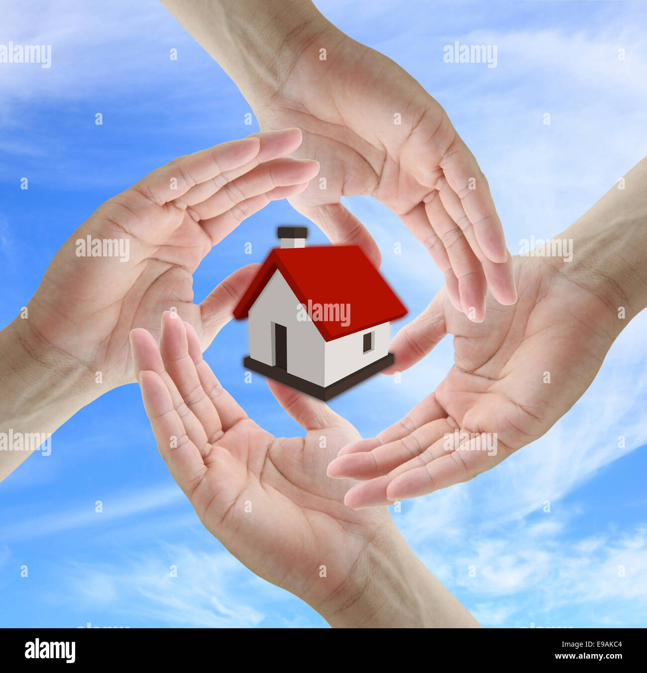 Home insurance concept Stock Photo - Alamy