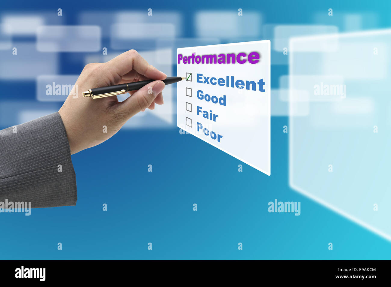 Excellent Performance Audit Stock Photo - Alamy