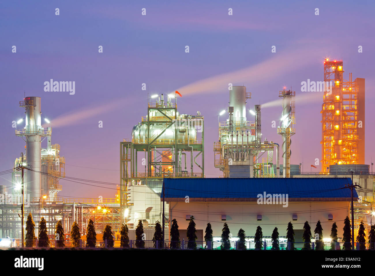 Industry boiler in Oil Refinery Plant Stock Photo - Alamy