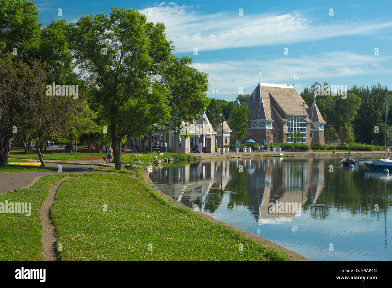 BANDSTAND LAKE HARRIET CHAIN OF LAKES BYWAY MINNEAPOLIS MINNESOTA USA ...