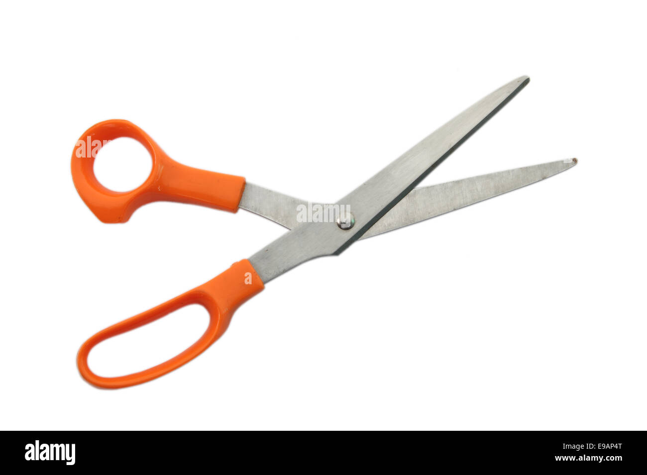 Red Scissors Isolated Stock Photo - Alamy