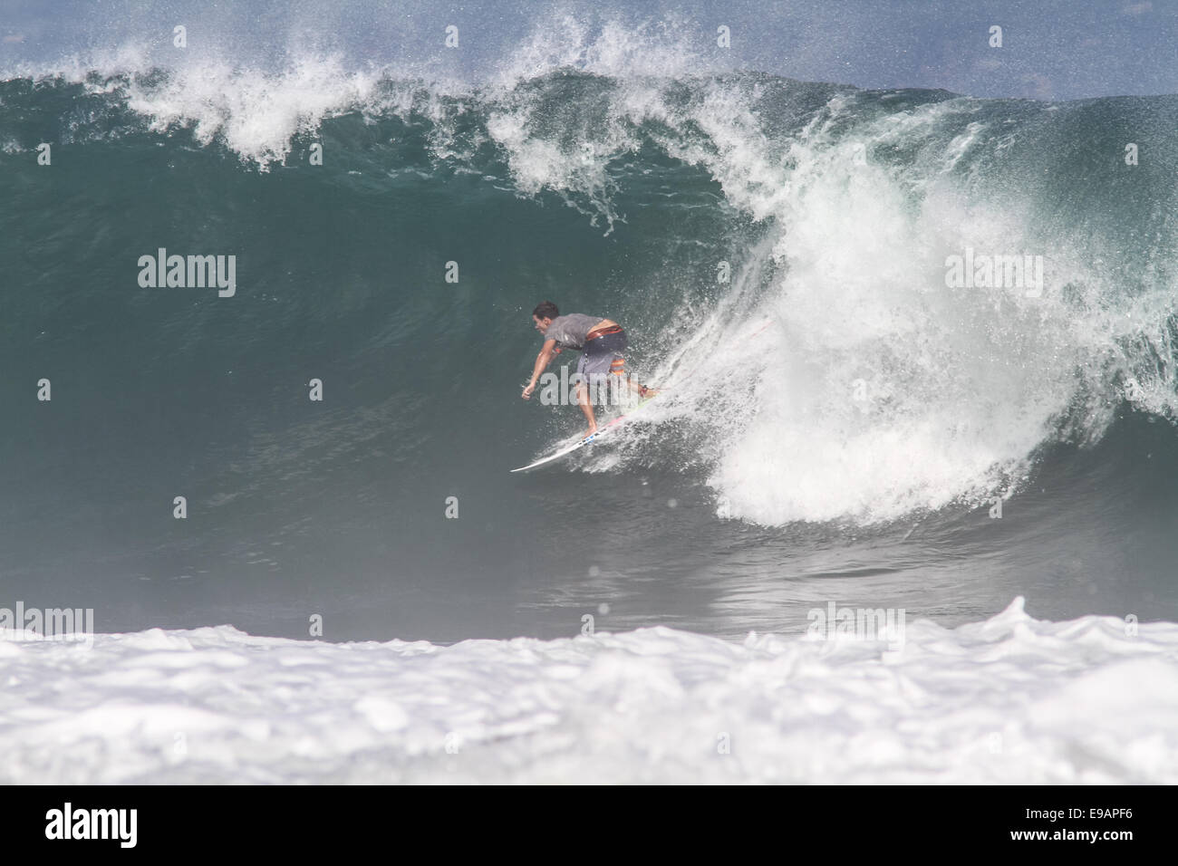 Julian Wilson at Oakley Pro Bali ASP World Championship 2013 Stock ...