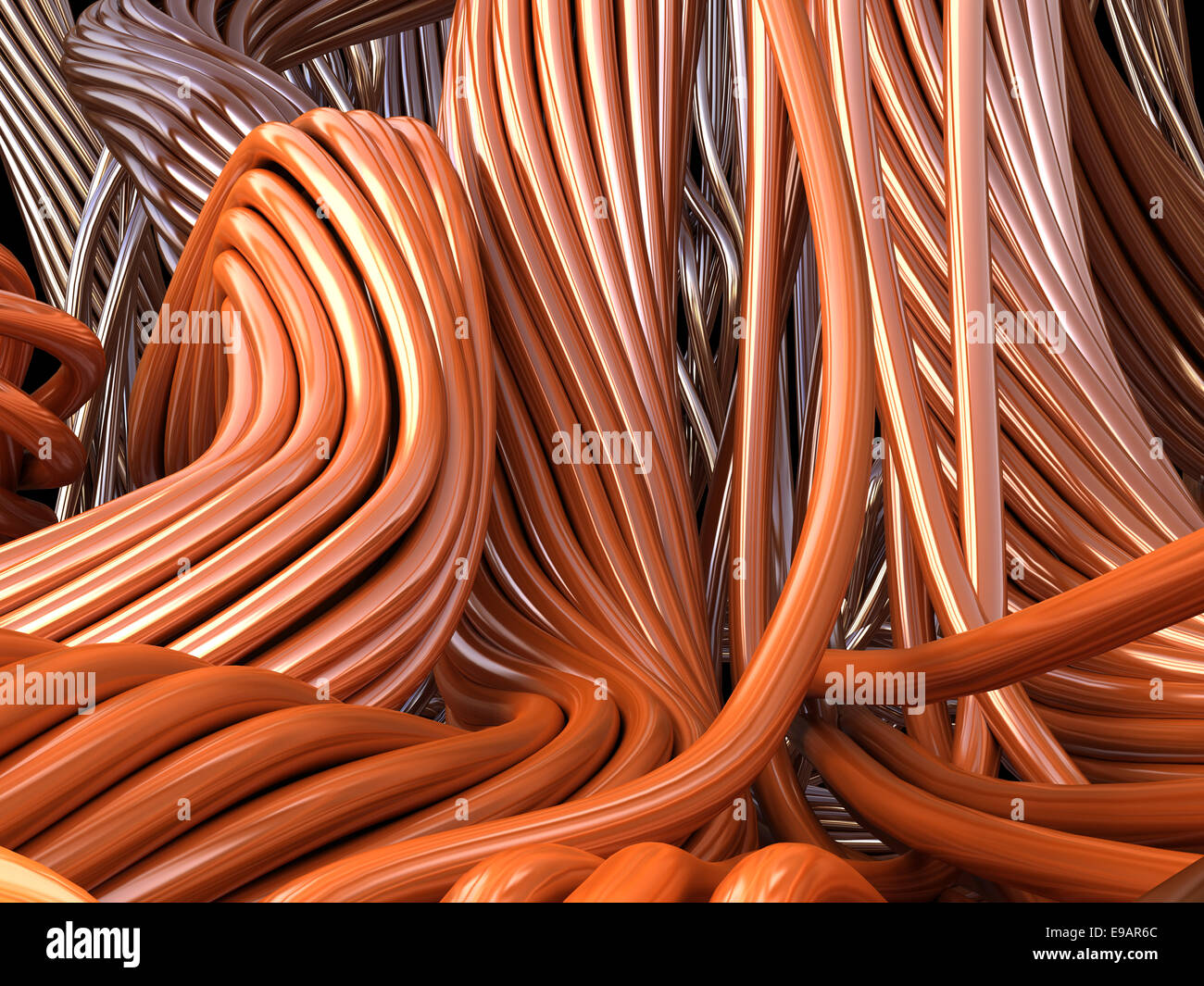 Copper cables for information future. Technology and industrial 3d ...
