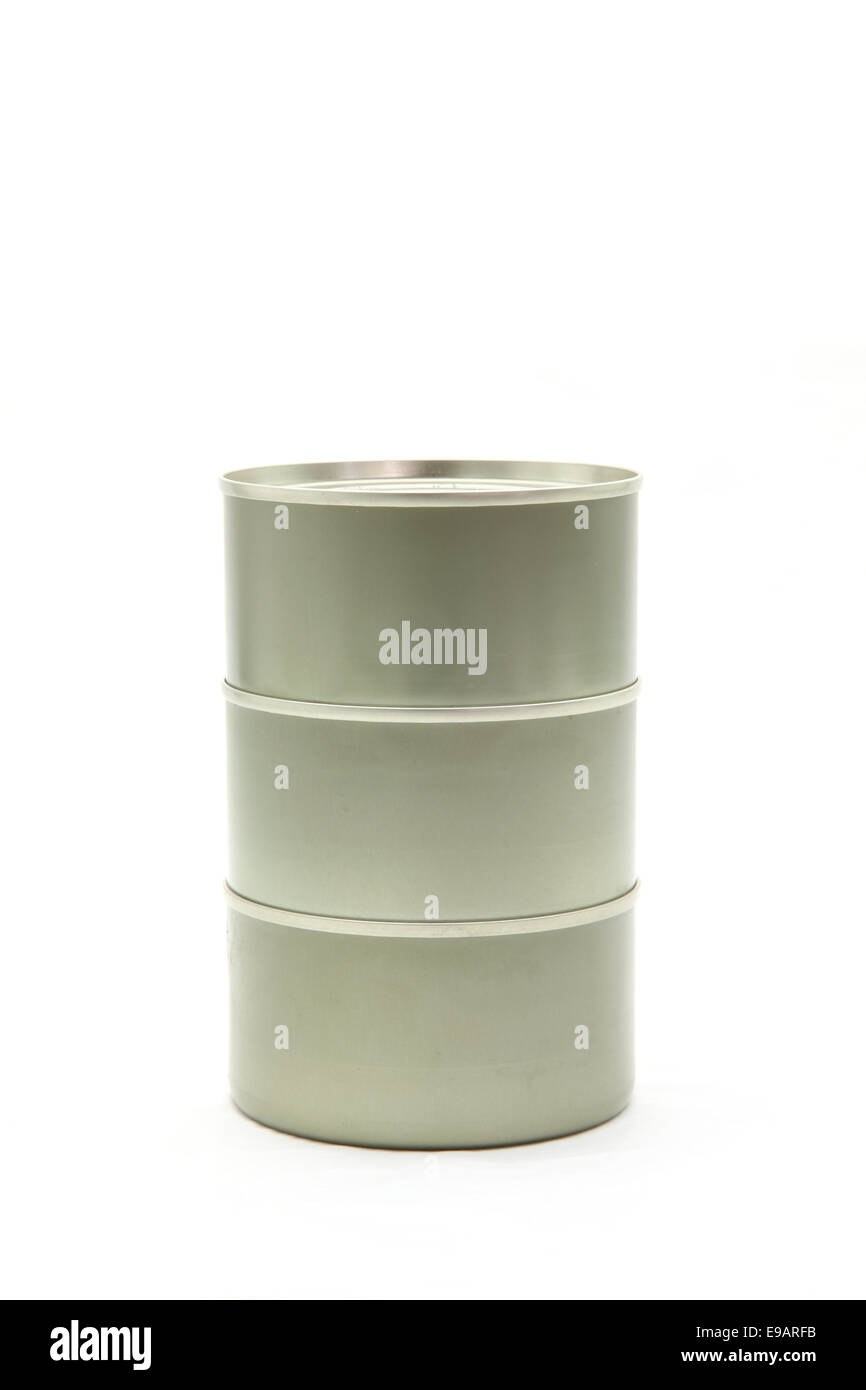 Tin can background texture Cut Out Stock Images & Pictures - Alamy
