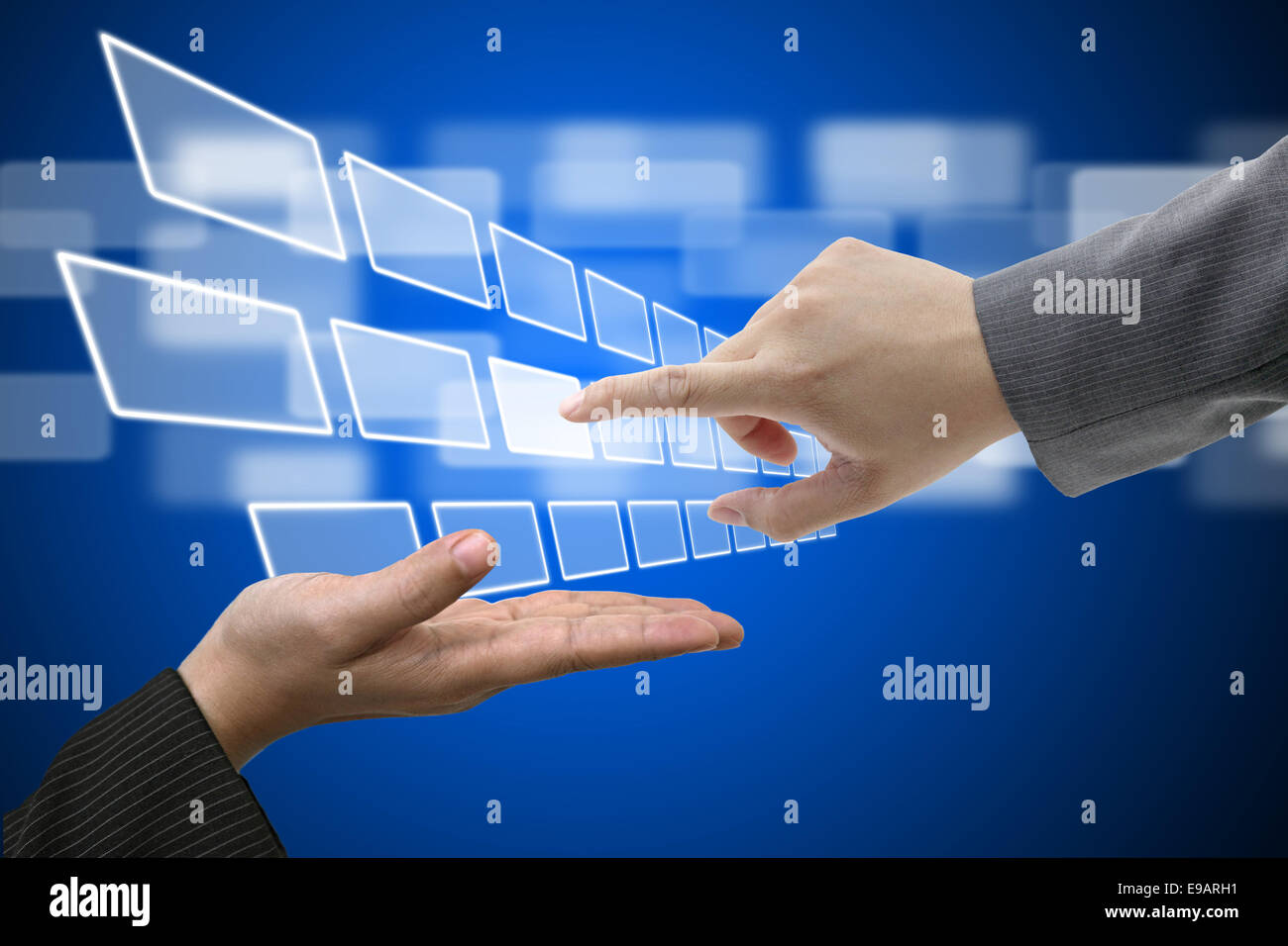 Virtual touch screen keyboard hi-res stock photography and images - Alamy