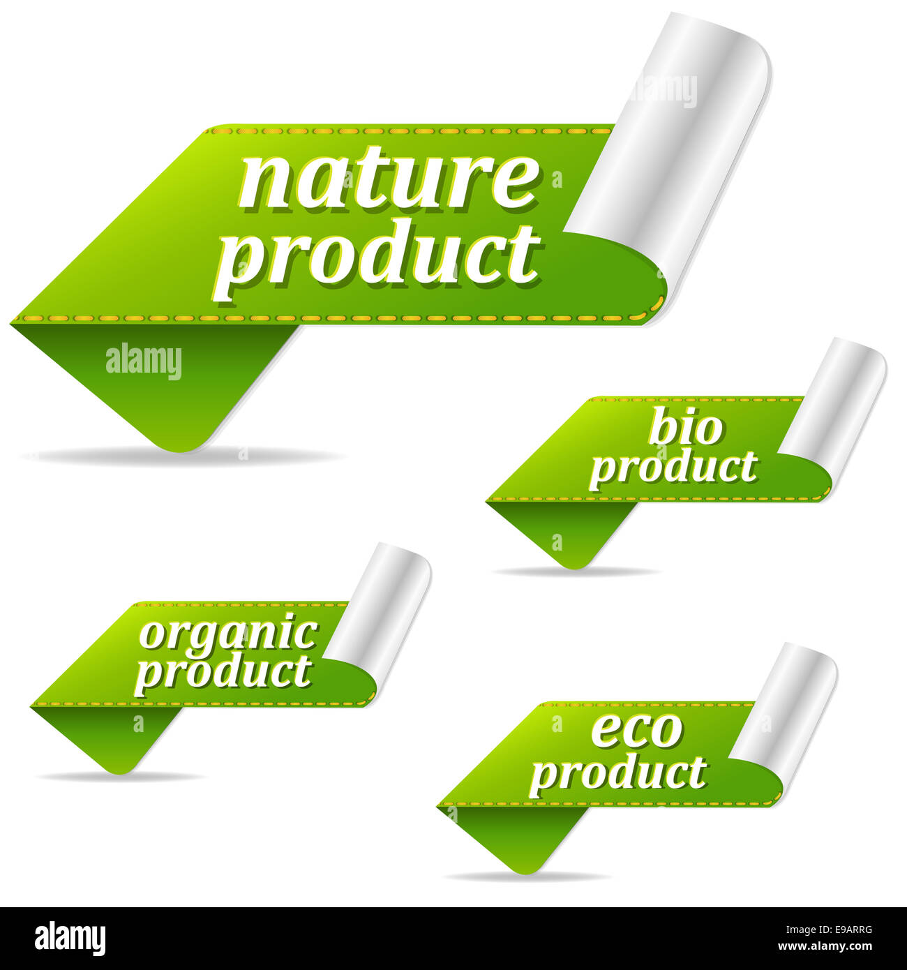 Organic Sales Tags Stock Photo - Alamy