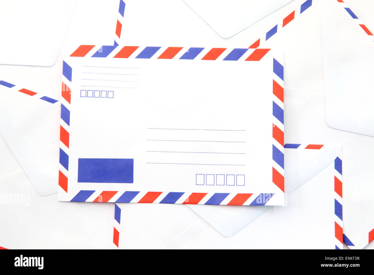 Mail Envelope Background Stock Photo - Alamy