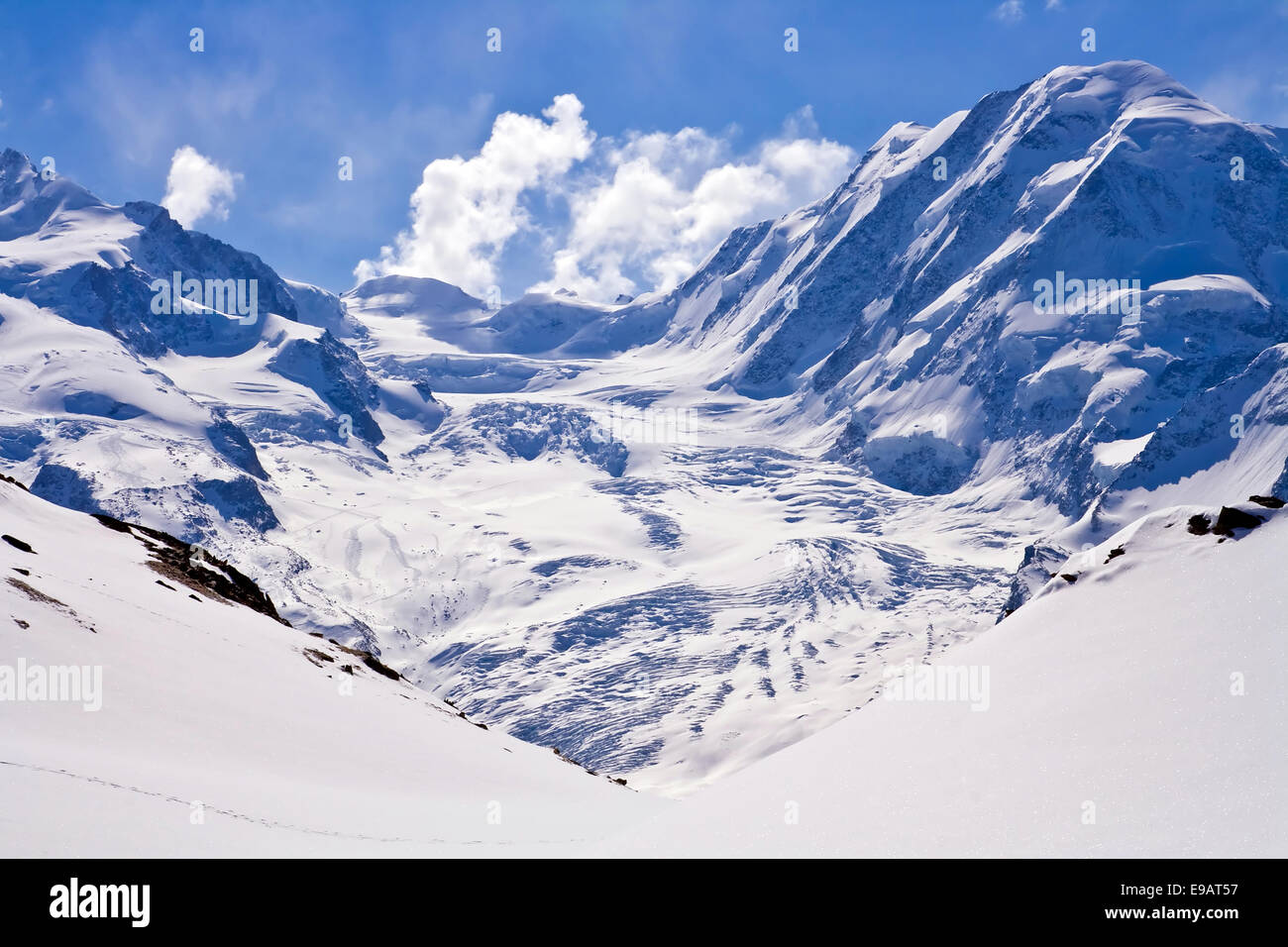 The Swiss Alp in Switzerland Stock Photo - Alamy