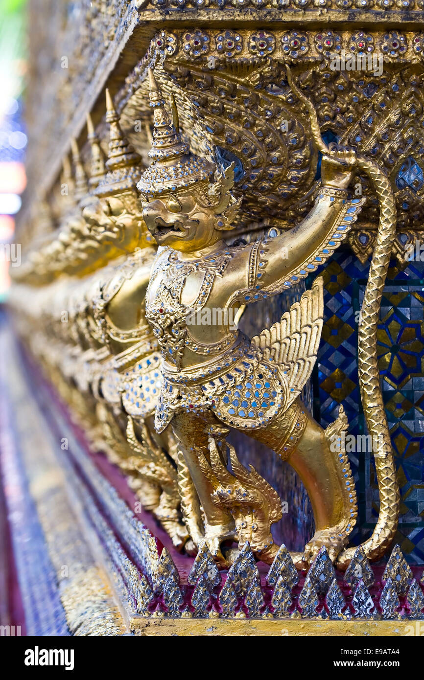 Golden Garuda at grand palace Thailand Stock Photo - Alamy