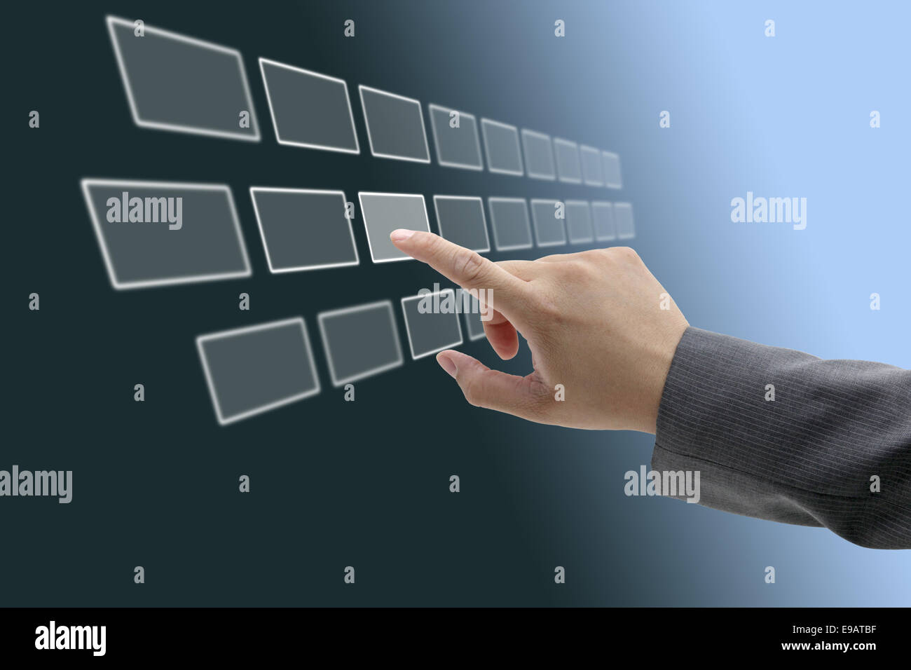 touch screen interface Stock Photo - Alamy