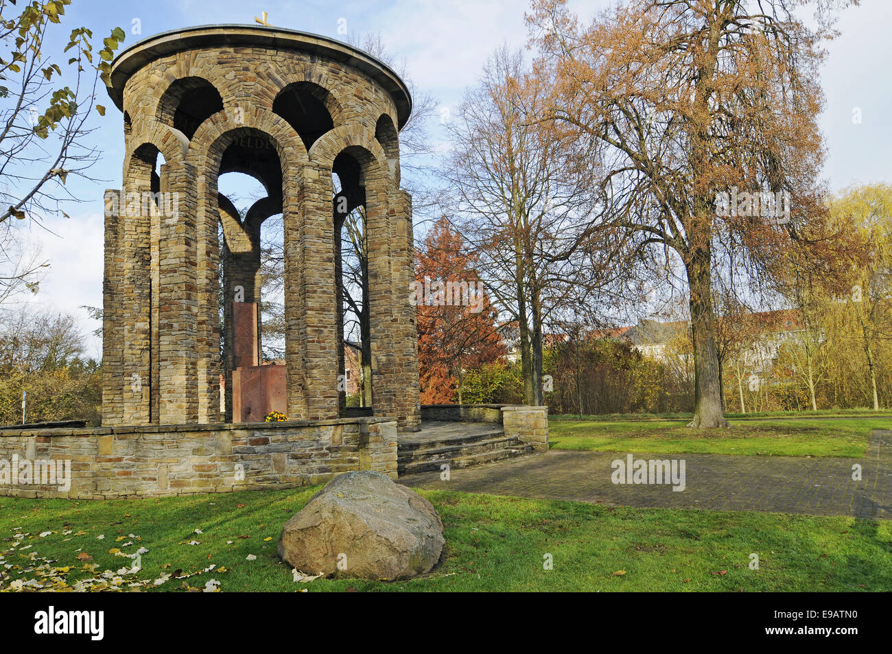 war memorial, Beckum, Germany Stock Photo - Alamy