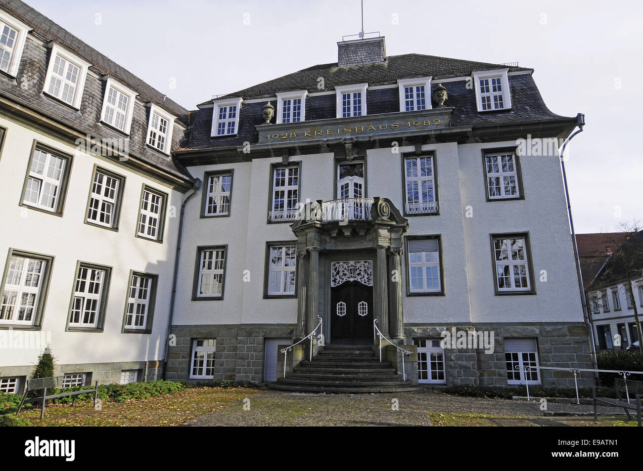 city hall, Beckum, Germany Stock Photo - Alamy