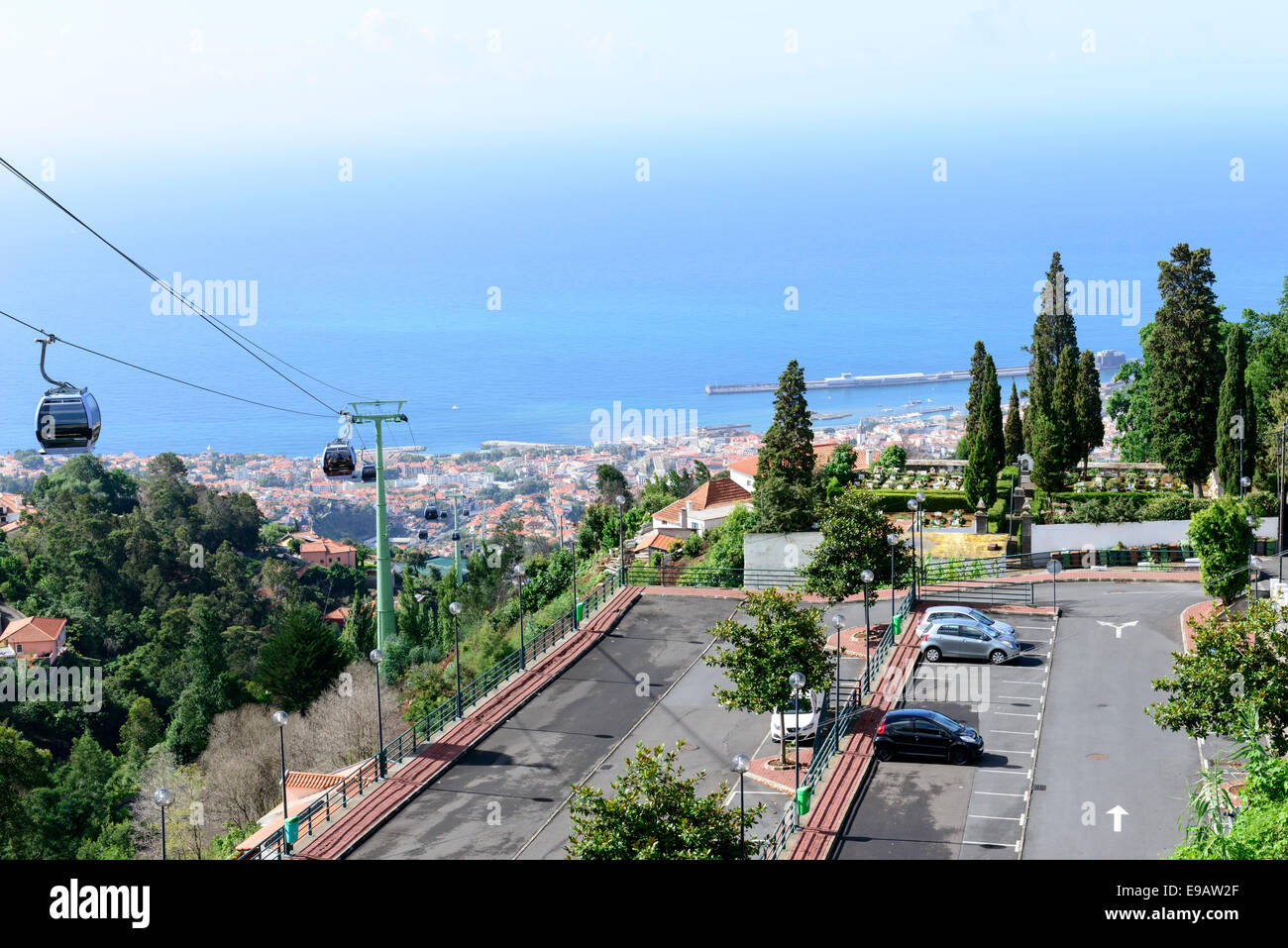 Monte Cable car Stock Photo - Alamy