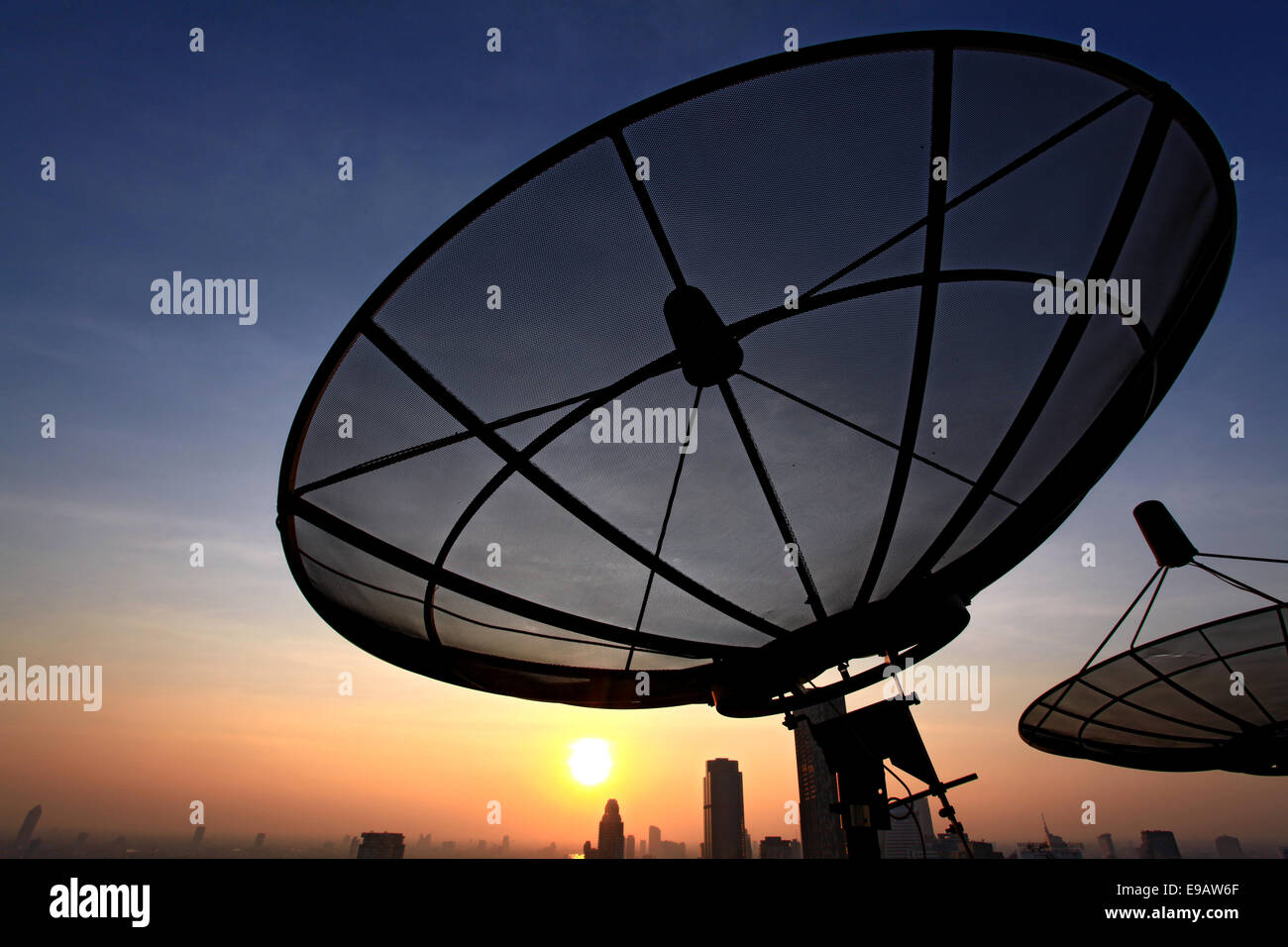 communication satellite dish Stock Photo - Alamy